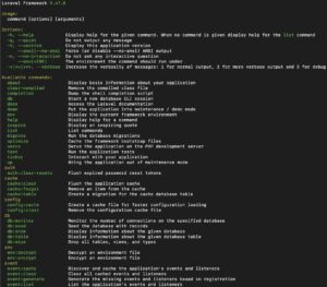 Laravel : créer et lancer un script PHP en ligne de commande