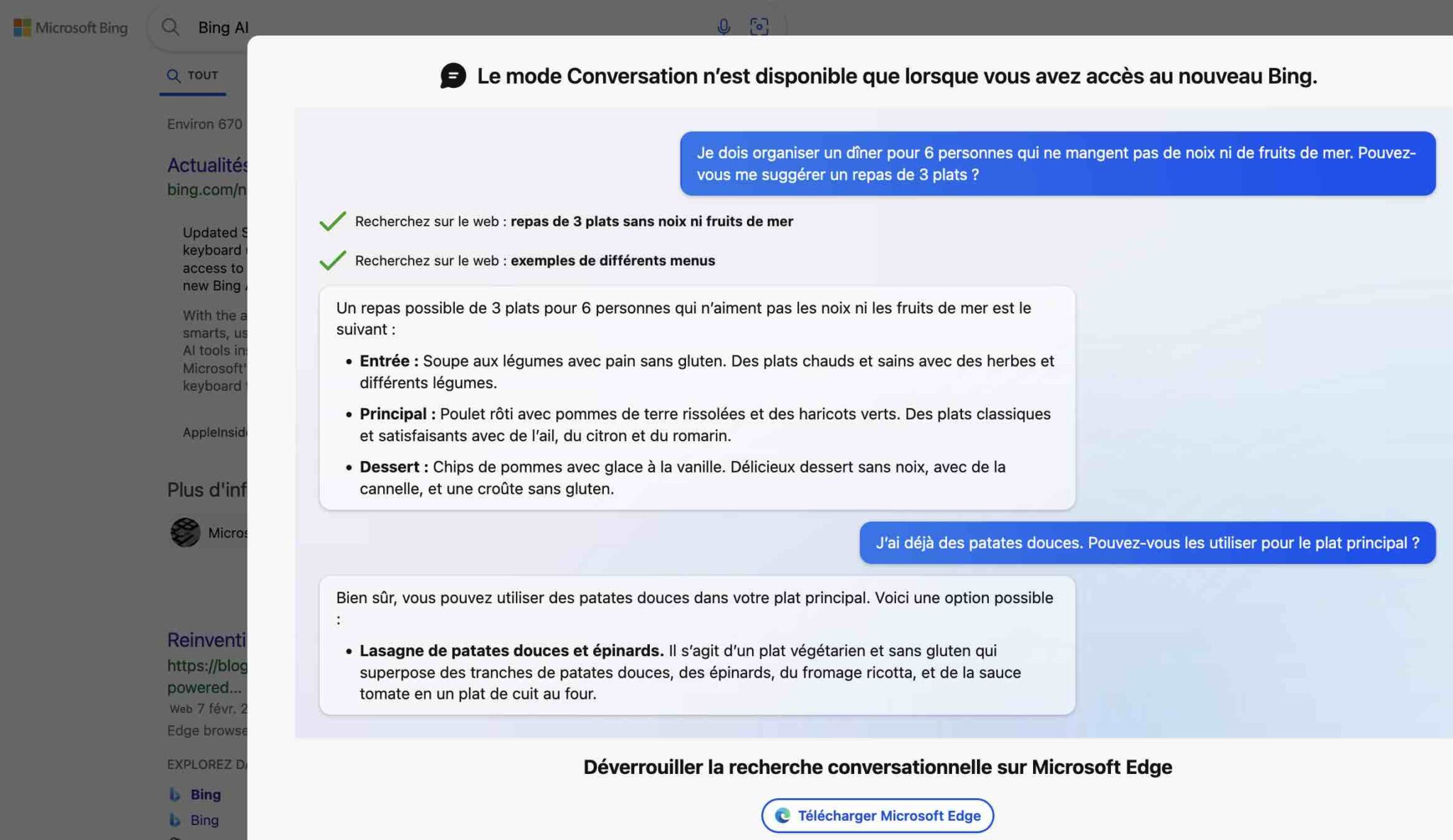 Comment utiliser le nouveau Bing Chat sans le navigateur Edge