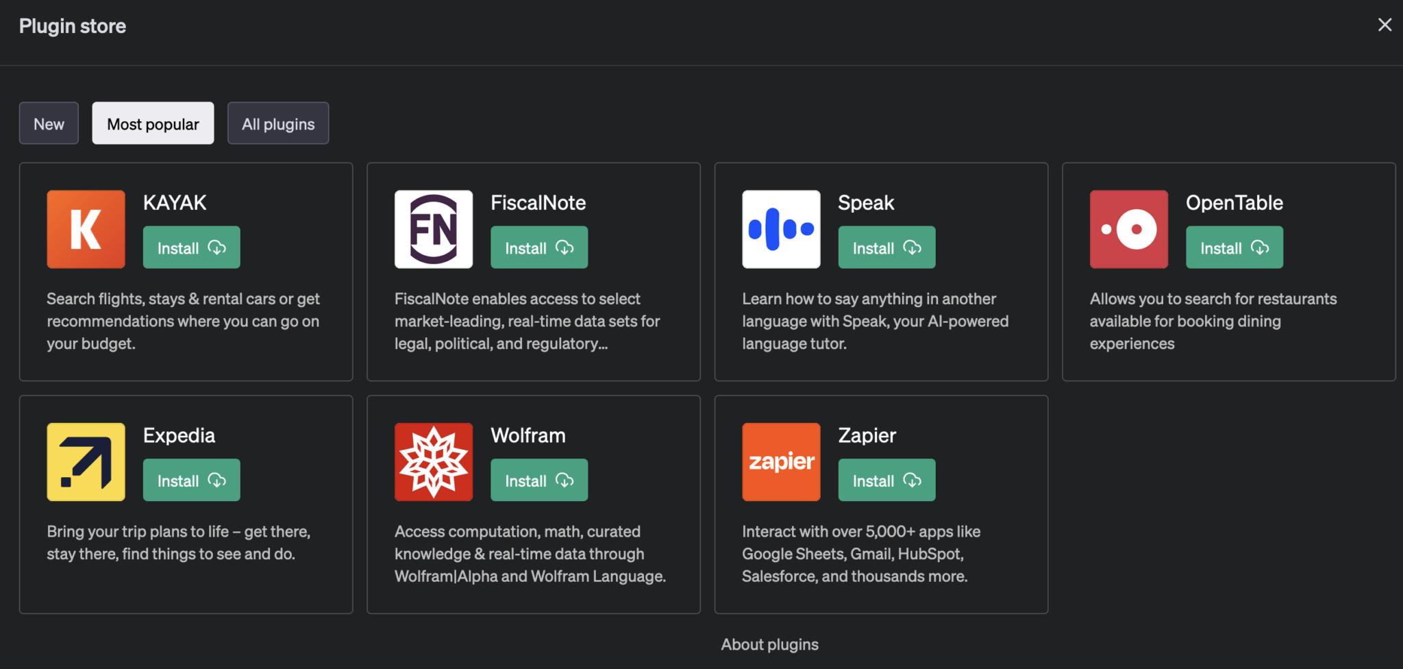ChatGPT : comment activer la navigation sur le web et les plugins
