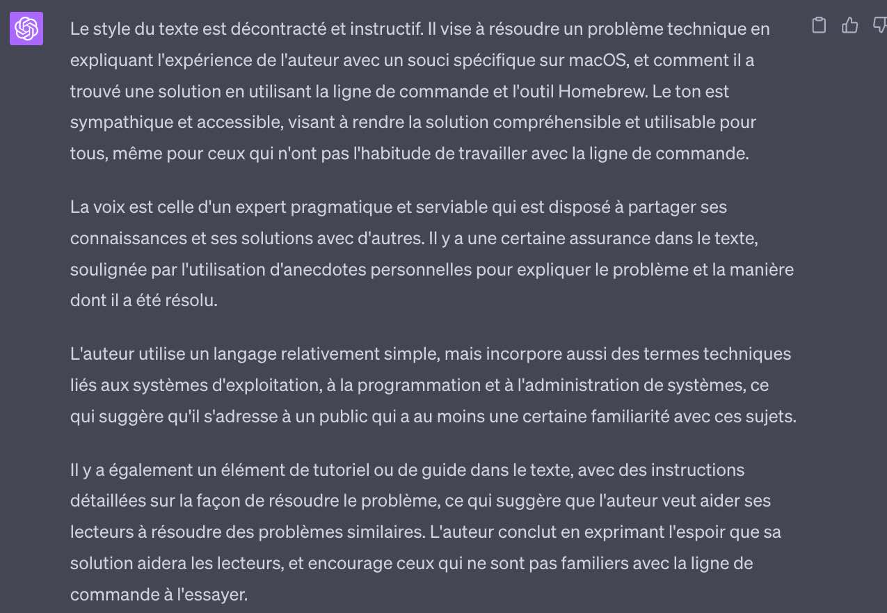 ChatGPT : copier le style d'un texte pour écrire comme un humain