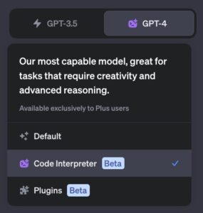 ChatGPT : comment activer facilement le plugin Code Interpreter