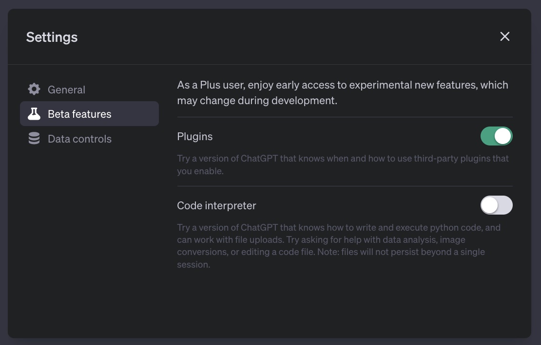 ChatGPT : comment activer facilement le plugin Code Interpreter