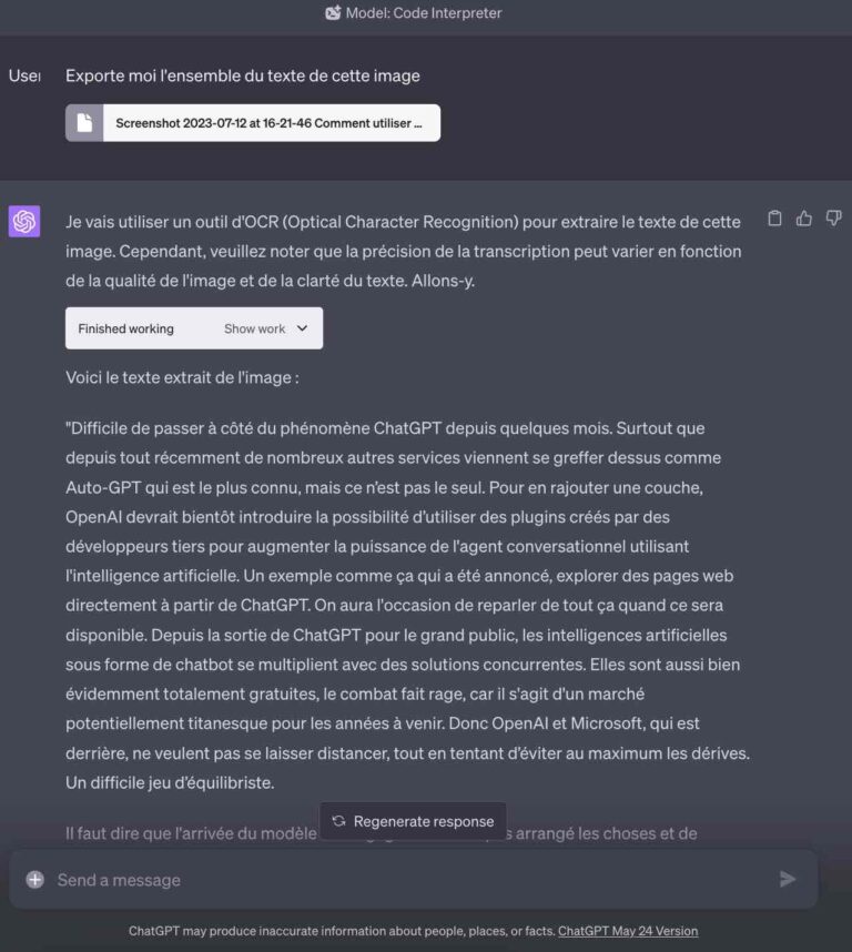 ChatGPT : comment activer facilement le plugin Code Interpreter