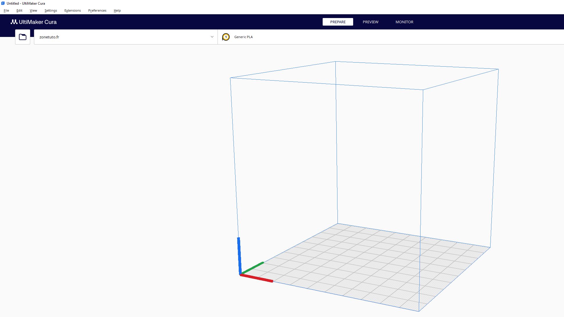 Installer un profil d'imprimante 3D dans UltiMaker Cura sur Windows