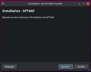 GPT4All : une IA avec interface graphique à installer sur son PC