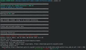 Installer Stable Diffusion WebUI en local sur Ubuntu / Debian