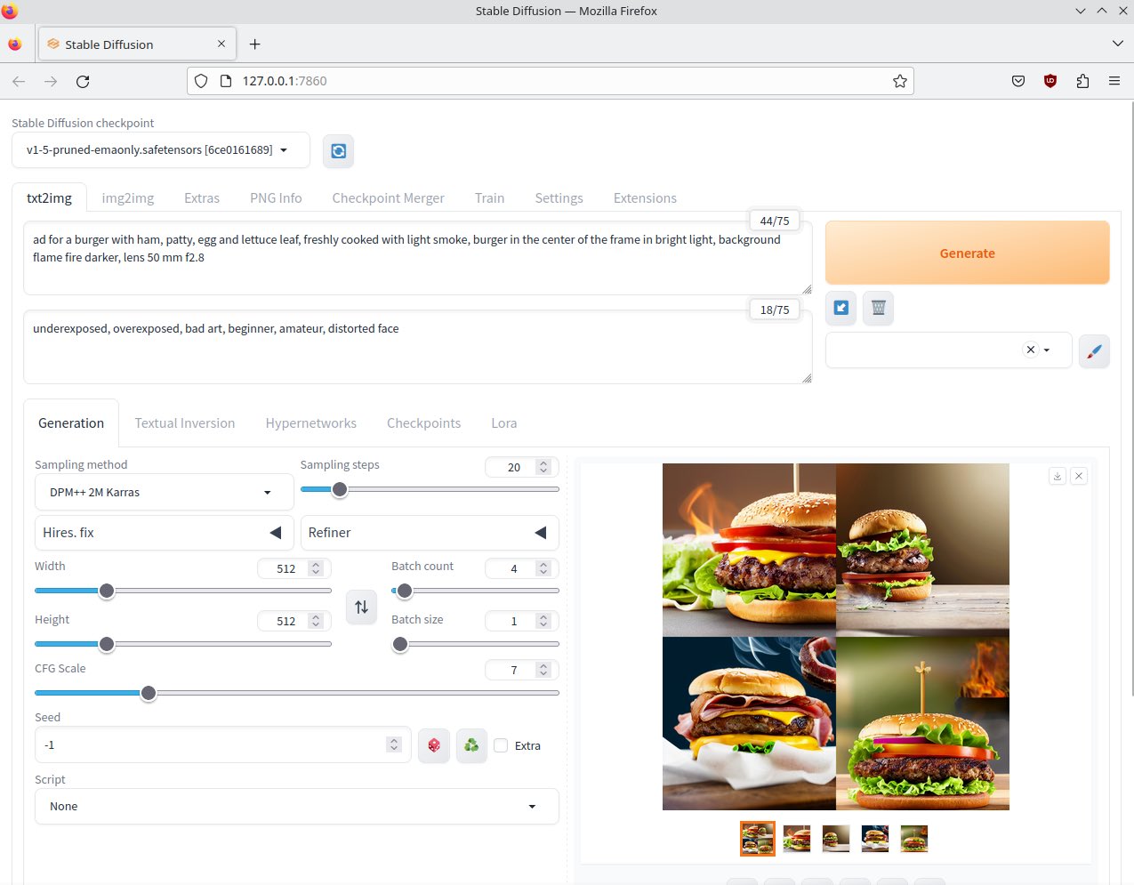 Installer Stable Diffusion WebUI en local sur Ubuntu / Debian