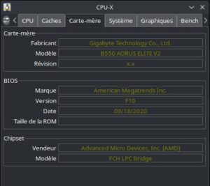 CPU-X : une alternative libre à CPU-Z et GPU-Z sur Linux