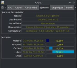 CPU-X : une alternative libre à CPU-Z et GPU-Z sur Linux