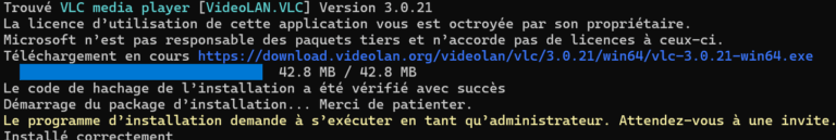 Le gestionnaire de paquets WinGet sous Windows pour gérer les applications